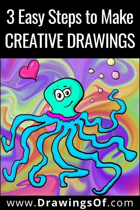 Creative Drawings: Easy Ideas and Inspiration, for Kids & Adults ...