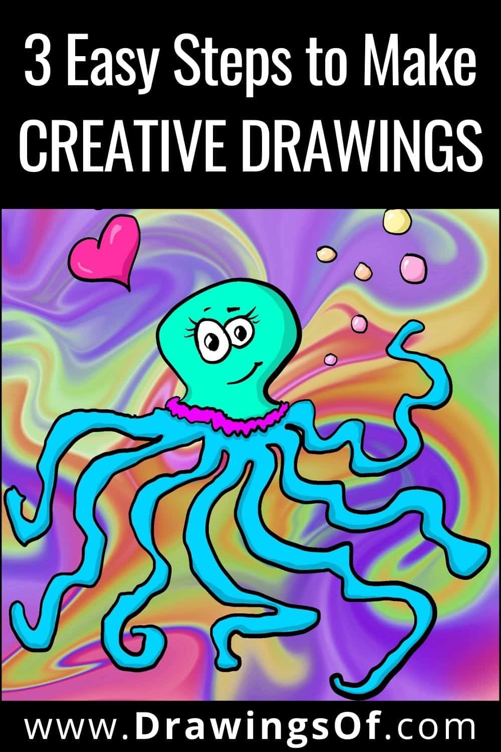 Creative Drawings: Easy Ideas and Inspiration, for Kids & Adults ...