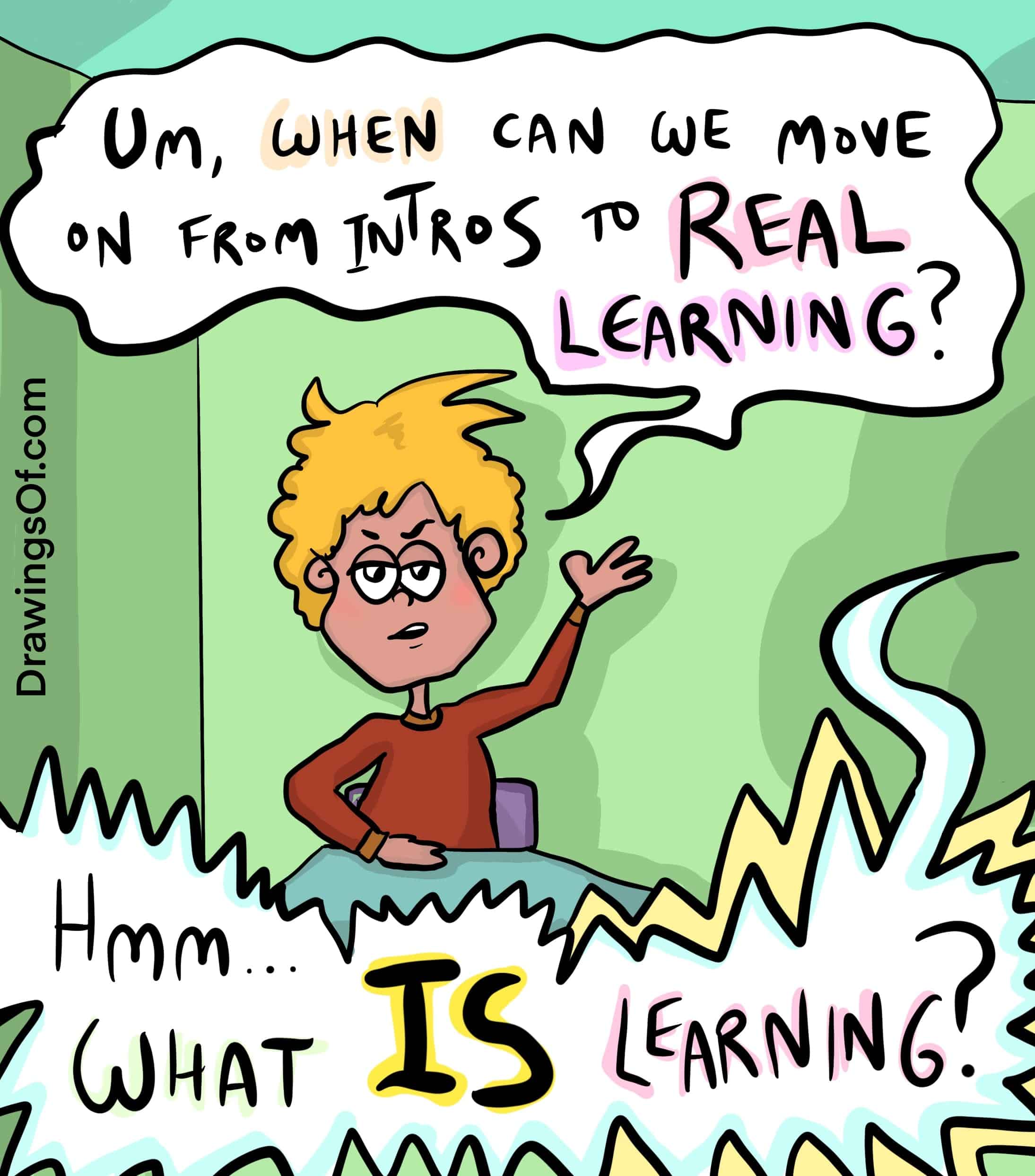 Why Is School Important? What is "Real Learning?" - Drawings Of...