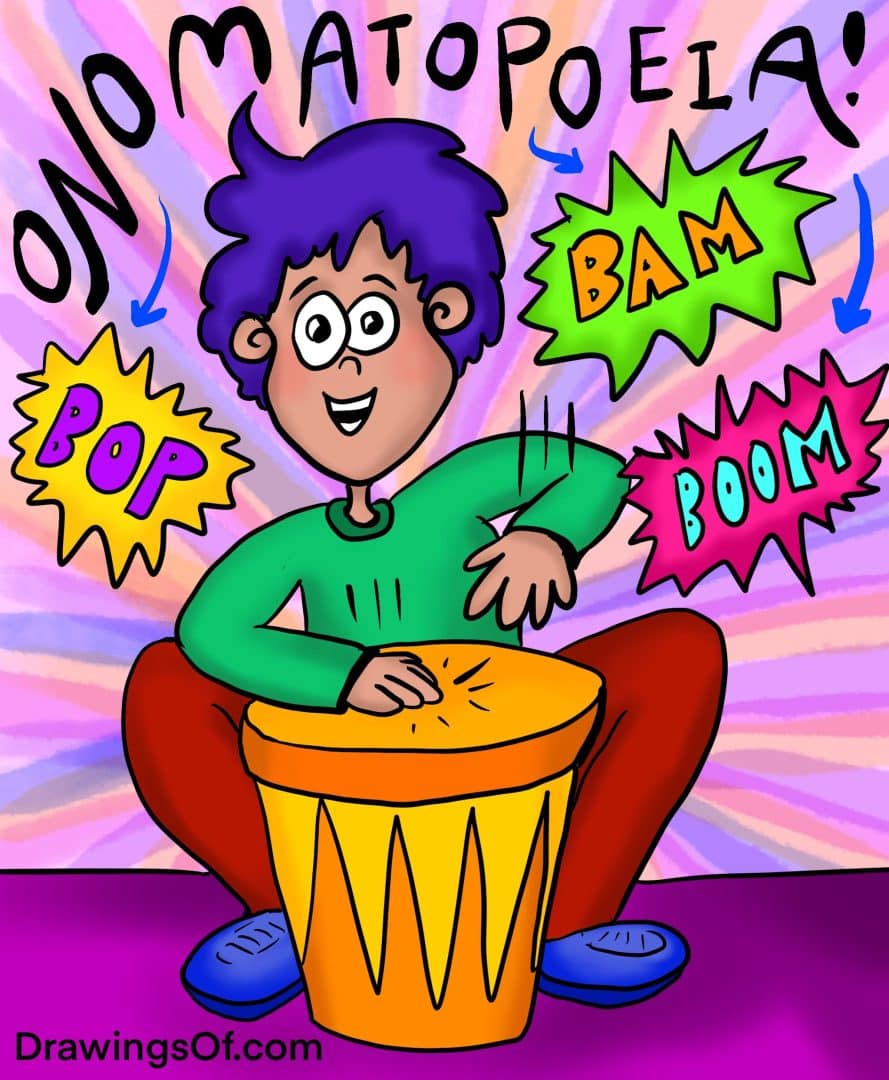 Onomatopoeia: Examples, Sentences, Words List, & Art - Drawings Of...