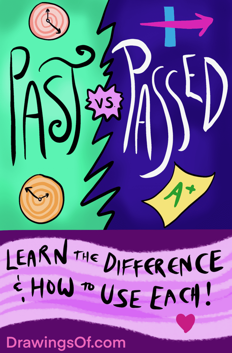 Passed vs. Past: Differences, Definitions, and Example Sentences ...