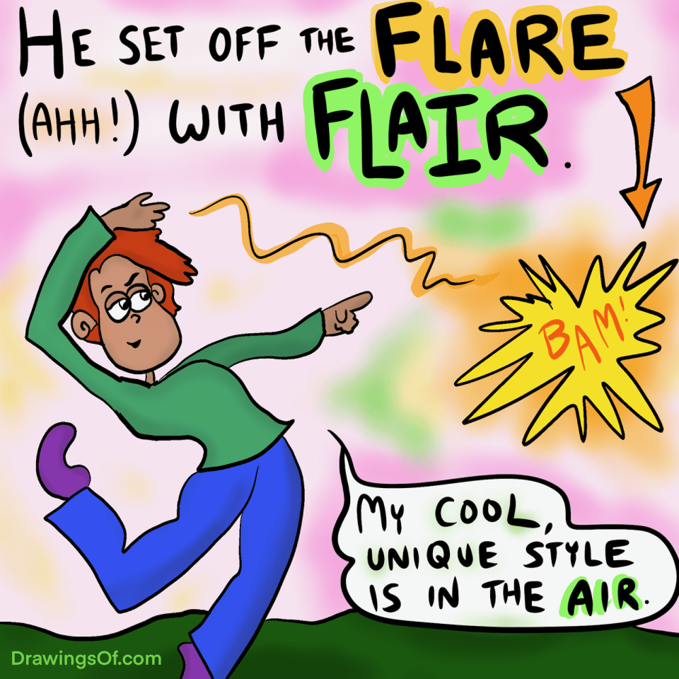 Flare vs. Flair: Learn the Correct Difference - Drawings Of...