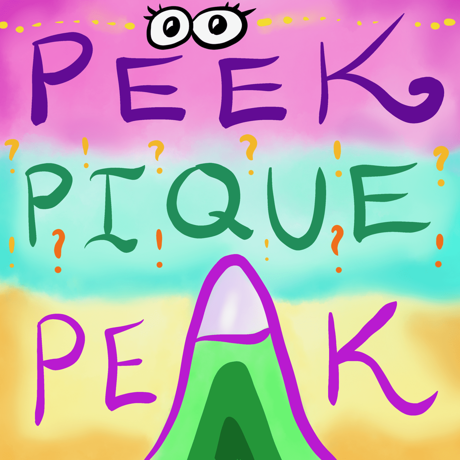 Peek vs. Peak or Pique: What's the Difference? - Drawings Of...