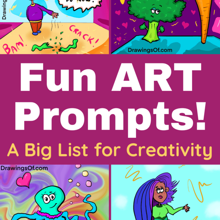 Creative Drawings: Easy Ideas and Inspiration, for Kids & Adults ...