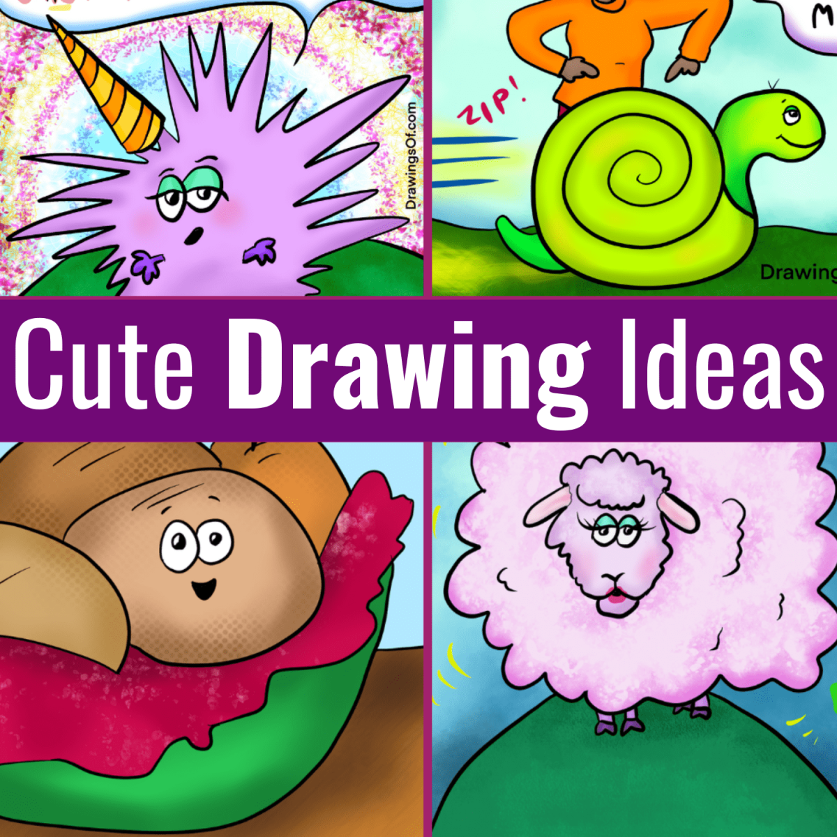 Creative Drawings: Easy Ideas and Inspiration, for Kids & Adults ...