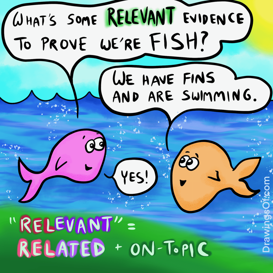 Relevant and Irrelevant Information: Synonyms, Spelling, and Examples ...