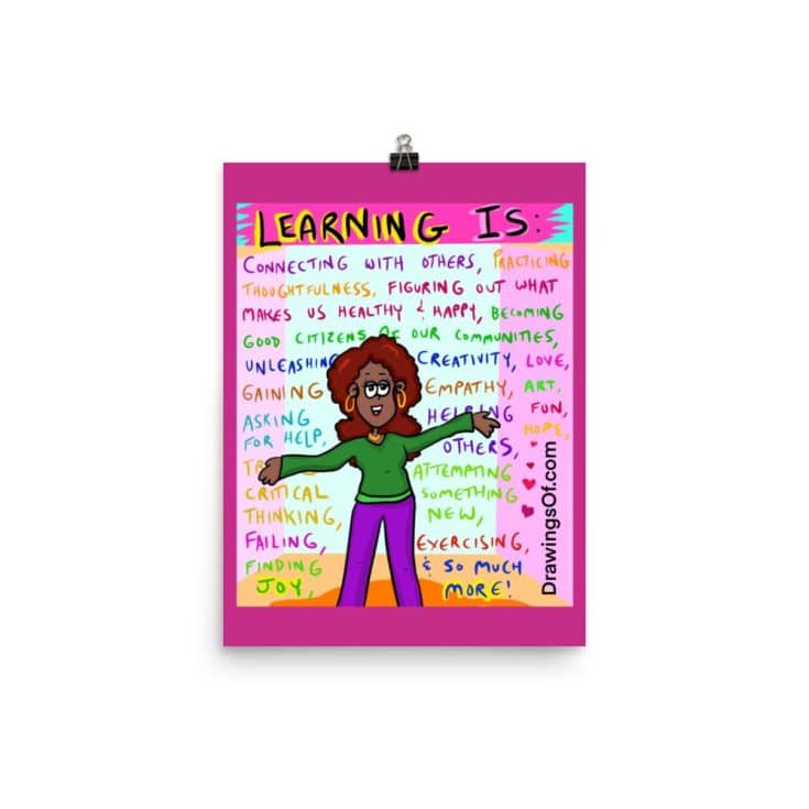 "Learning Is..." Poster - Drawings Of...