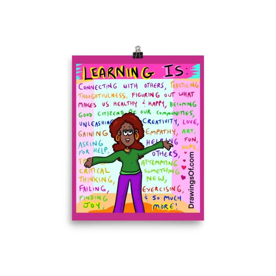 "Learning Is..." Poster - Drawings Of...