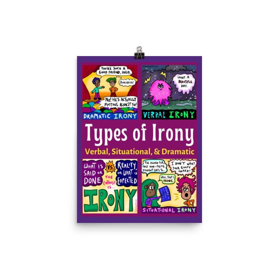 Irony Poster - Drawings Of...