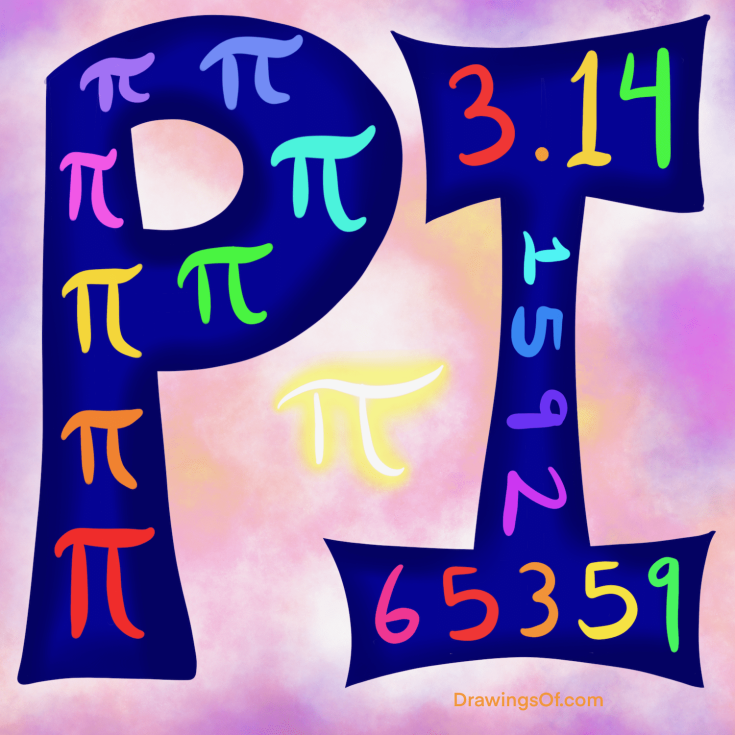 Pi Symbol: Drawing, Understanding, and Loving it! - Drawings Of...