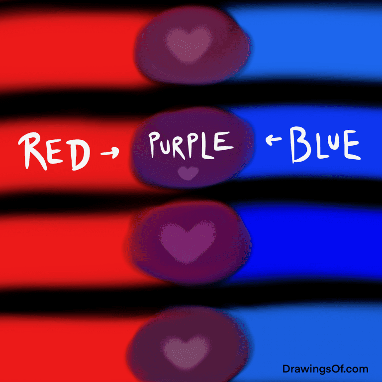 What Color Does Red and Blue Make? - Drawings Of...