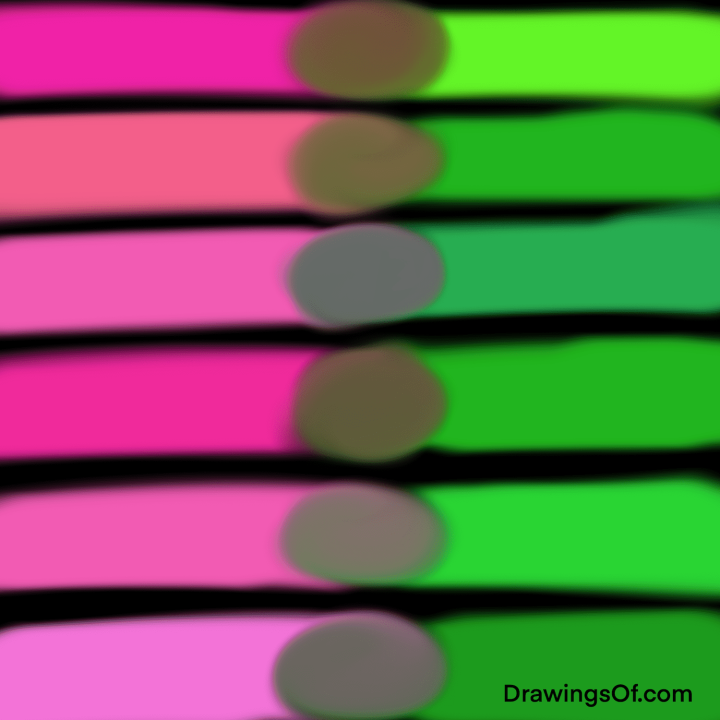 What Color Does Pink and Green Make? - Drawings Of...