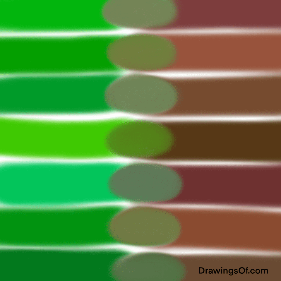 Brown and Green Make What Color When Mixed? - Drawings Of...