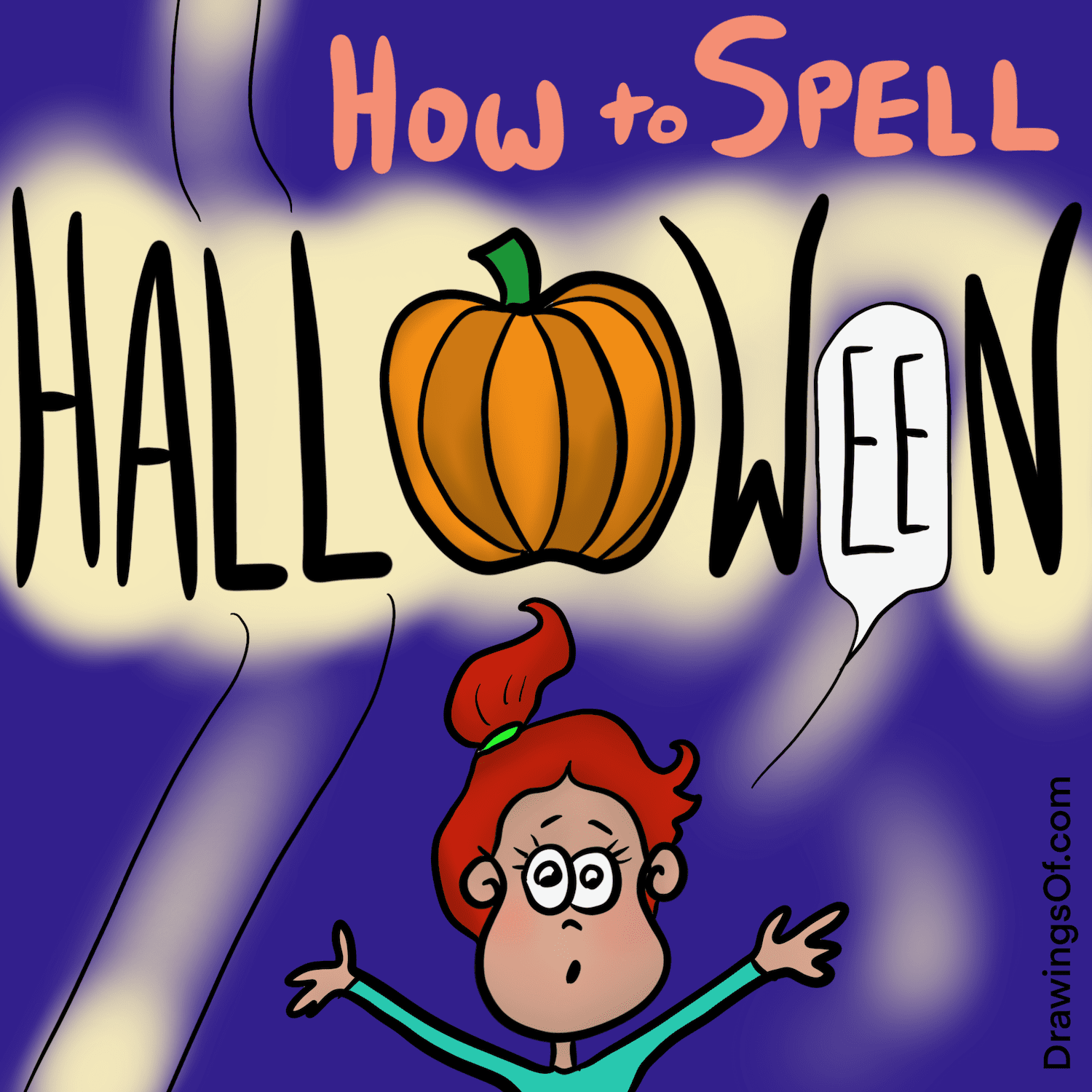 How to Spell Halloween, and is it Capitalized? - Drawings Of...