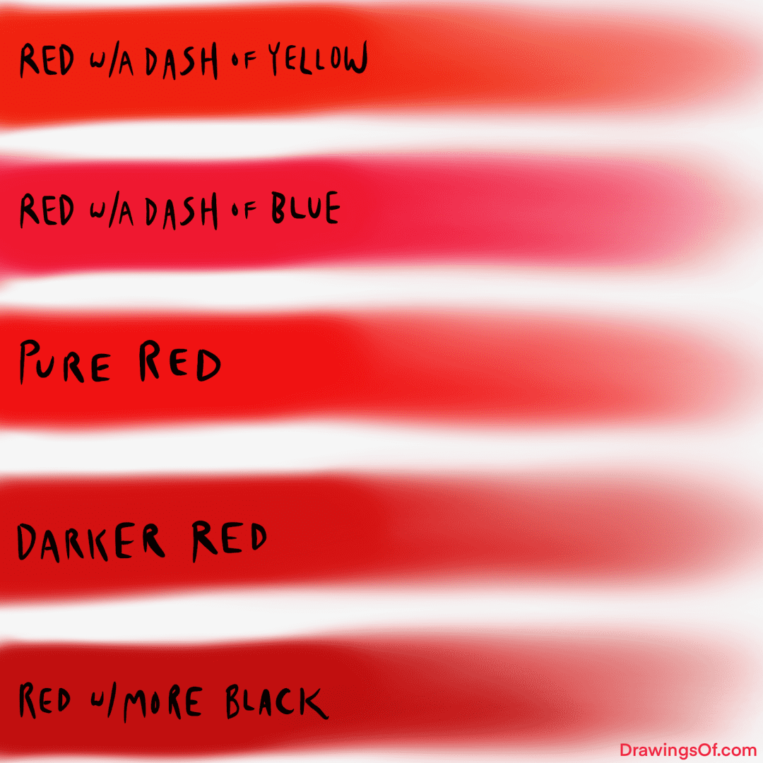 What Does Red and White Make When the Colors are Mixed? - Drawings Of...
