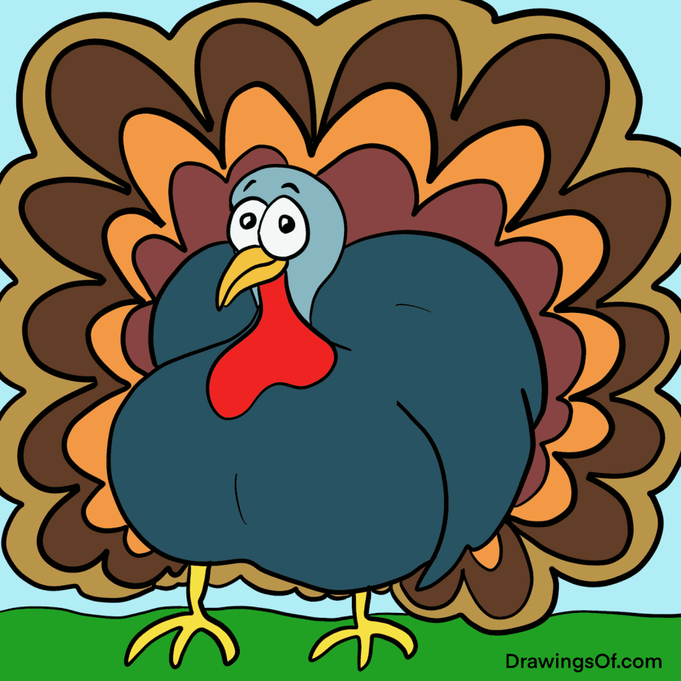 Turkey Drawing: a Rant About How Hard it Is - Drawings Of...